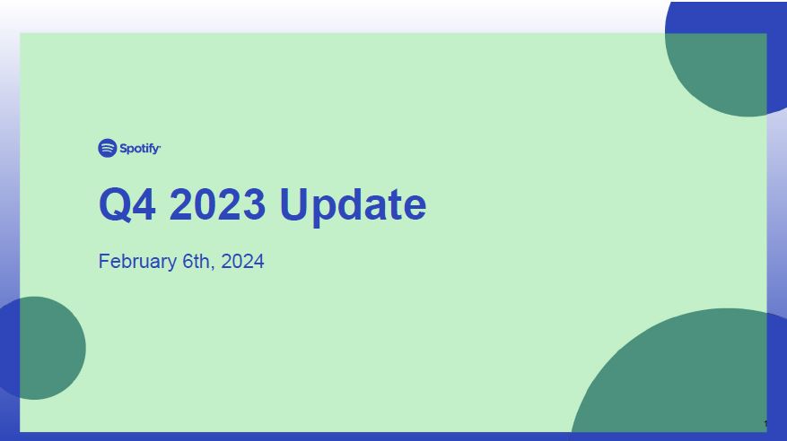 Q4 2023 Update February 6th, 2024 1